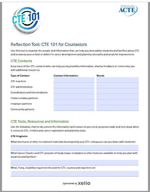 Reflection Tool - CTE 101