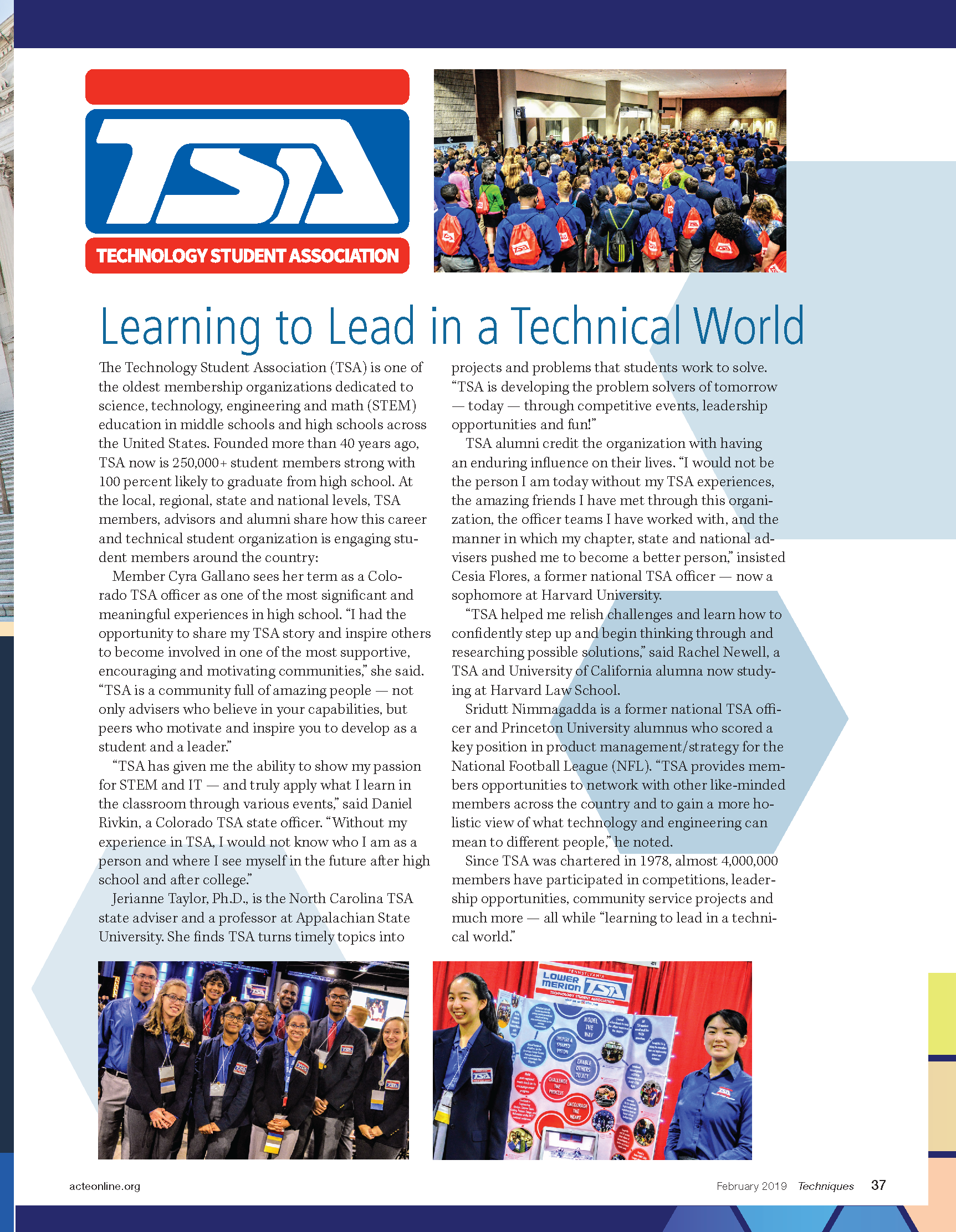 CTSOs Engage Students: TSA Learns to Lead | Techniques | acte